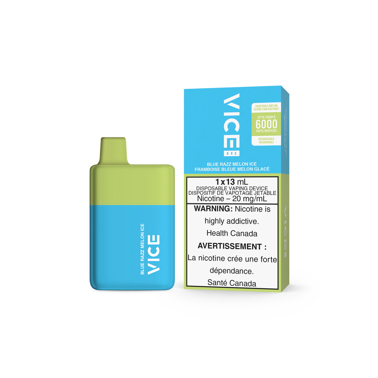 VICE Box - Disposable E-Cig (FEDERAL) (6000 Puffs) - VIP VAPE